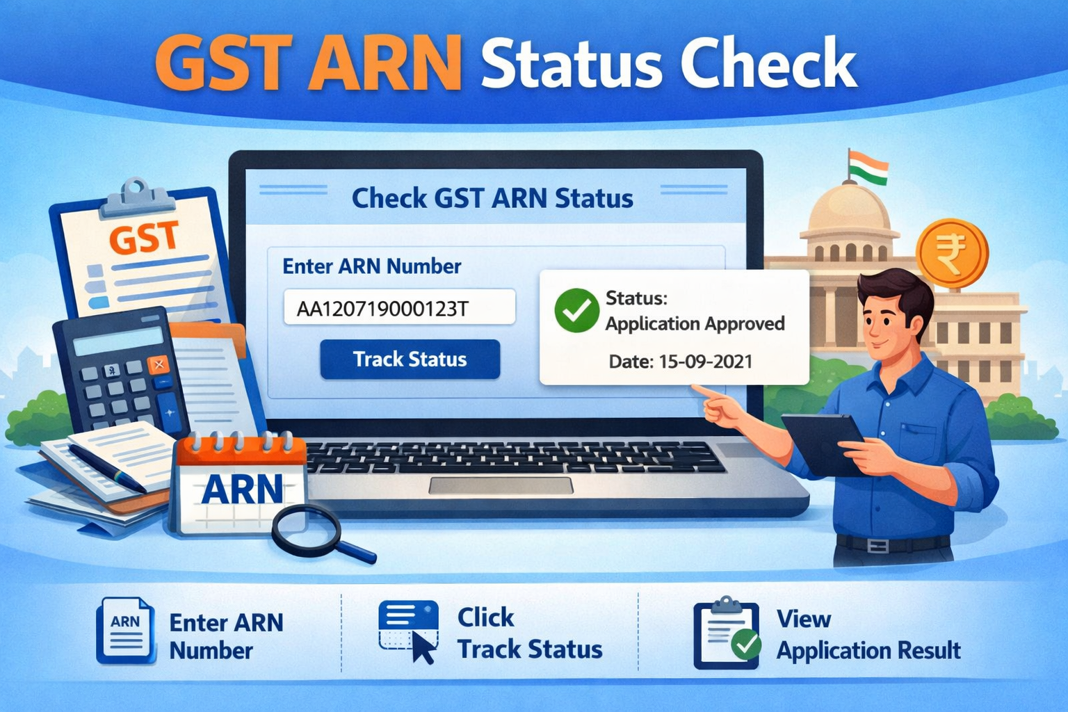 GST ARN Status Check: Track GST Registration & Application Online